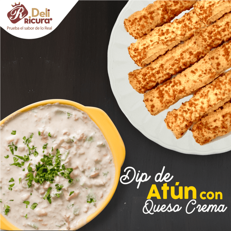 Receta - Dip de Atún con Queso Crema - Productos Deliricura